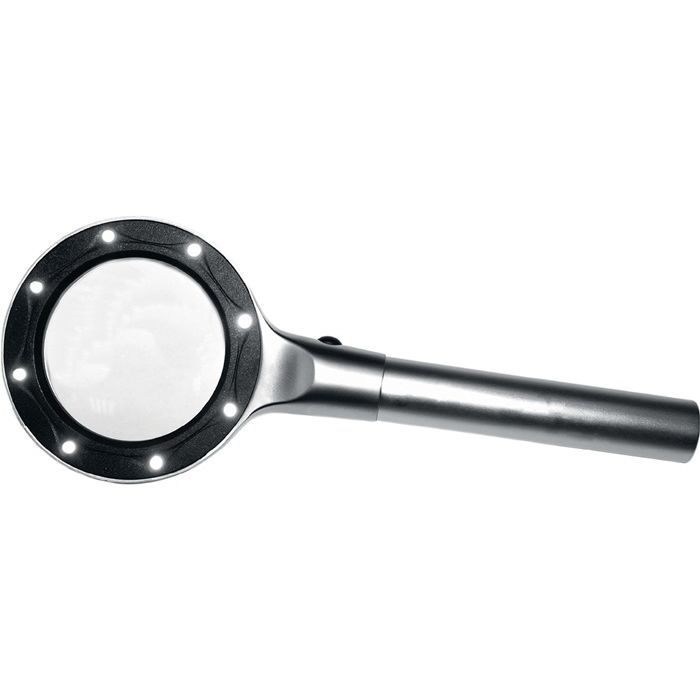 Portable magnifier - 4000901351 - Promat - LED light / measuring