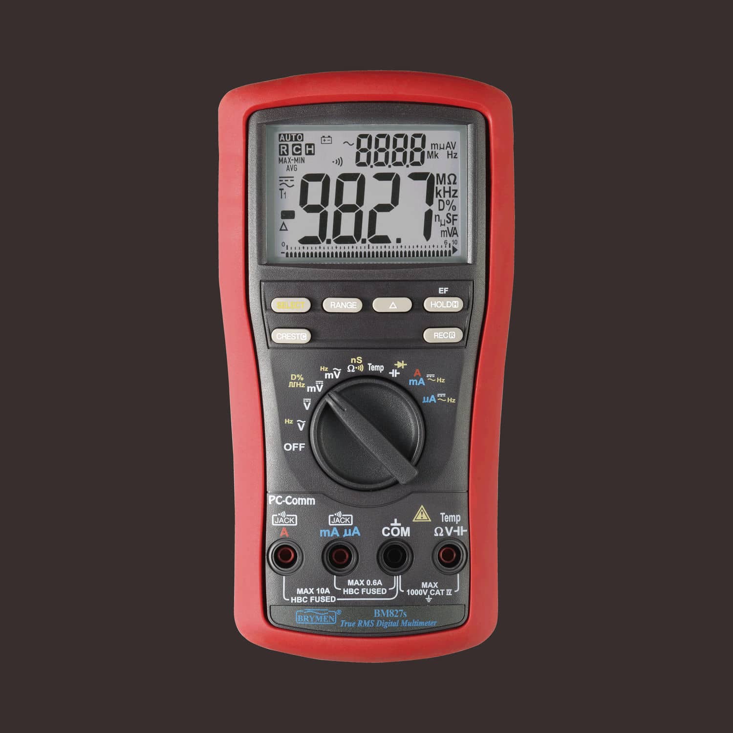 Cat IV multimeter - BM827s - BRYMEN - 10000 count digital / portable ...