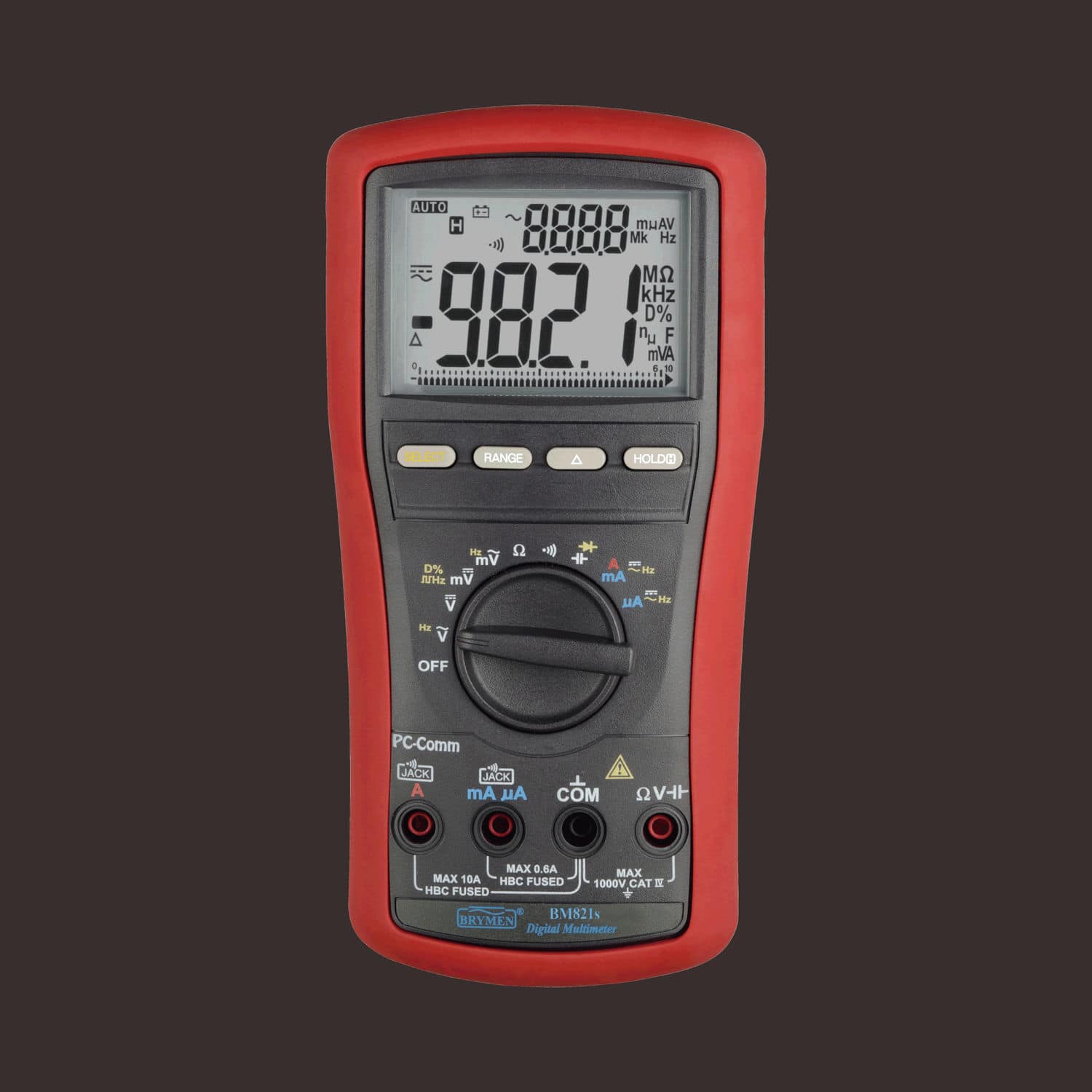 Cat IV multimeter - BM821s - BRYMEN - 10000 count digital / portable ...