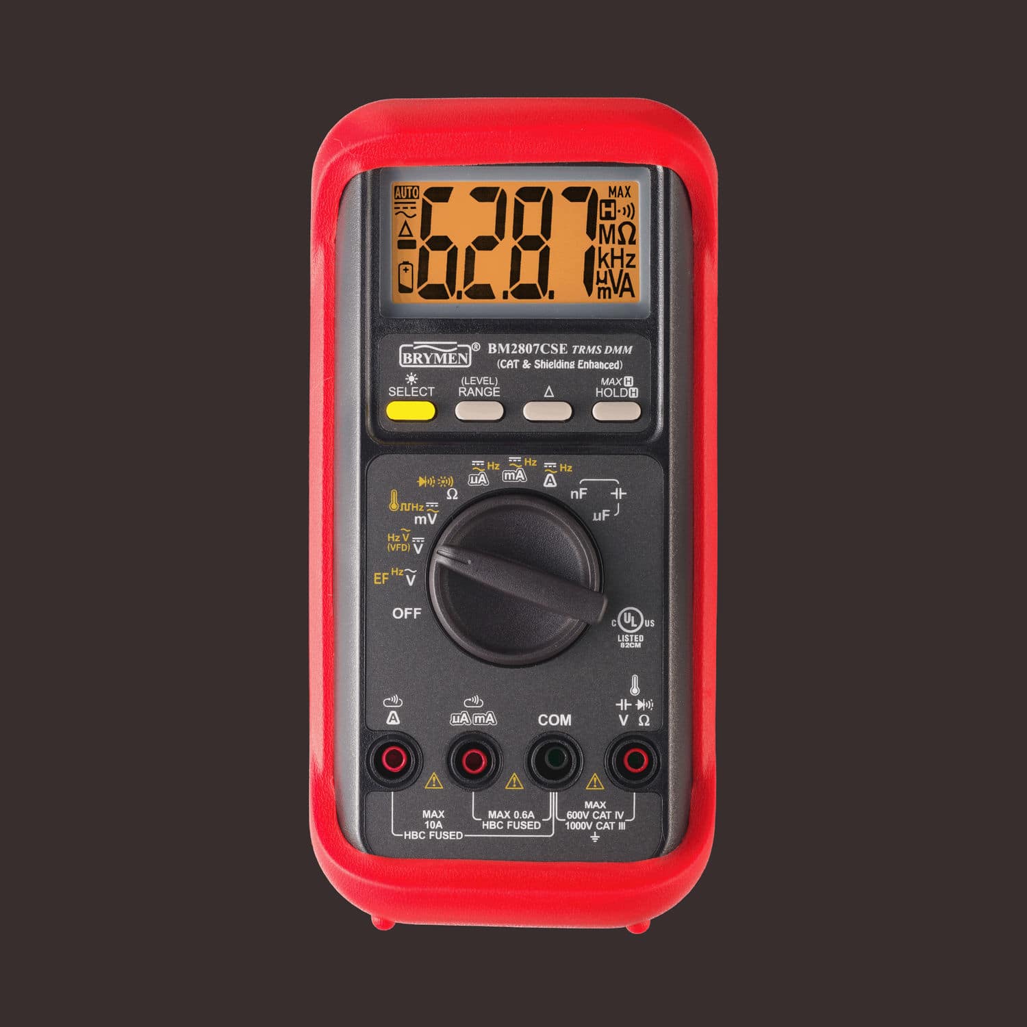 6000 count digital multimeter - BM2807CSE - BRYMEN - portable / 1000 V ...