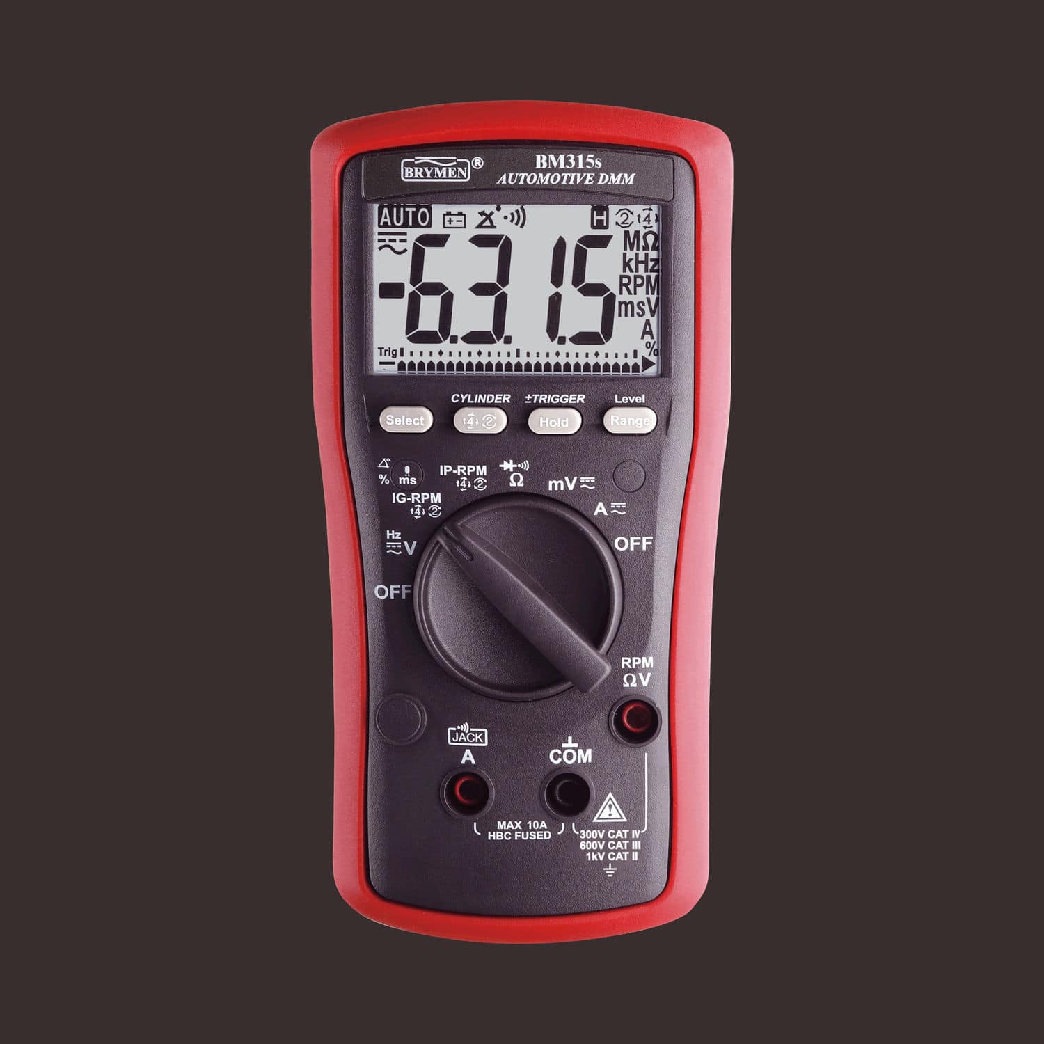 Multimeter for automotive applications - BM315s - BRYMEN - 6000 count ...