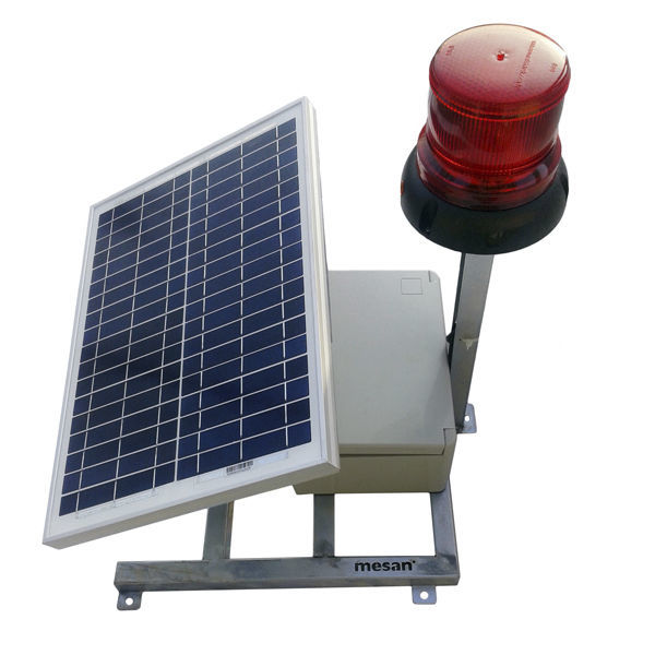 Solar powered obstruction light - MS 151 - MESAN ELEKTRIK MÜM. SAN. A.Ş.