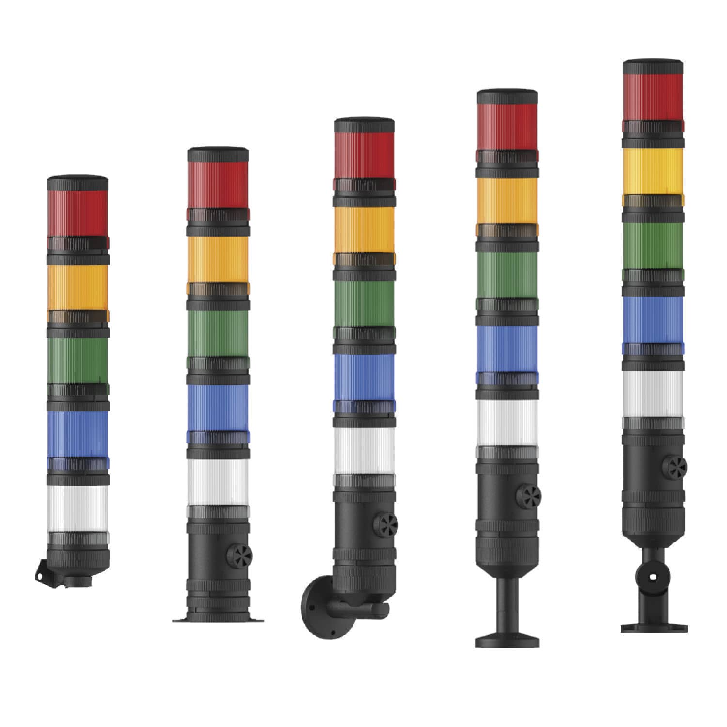 5-color signal tower light - MESAN ELEKTRIK MÜM. SAN. A.Ş. - with buzzer