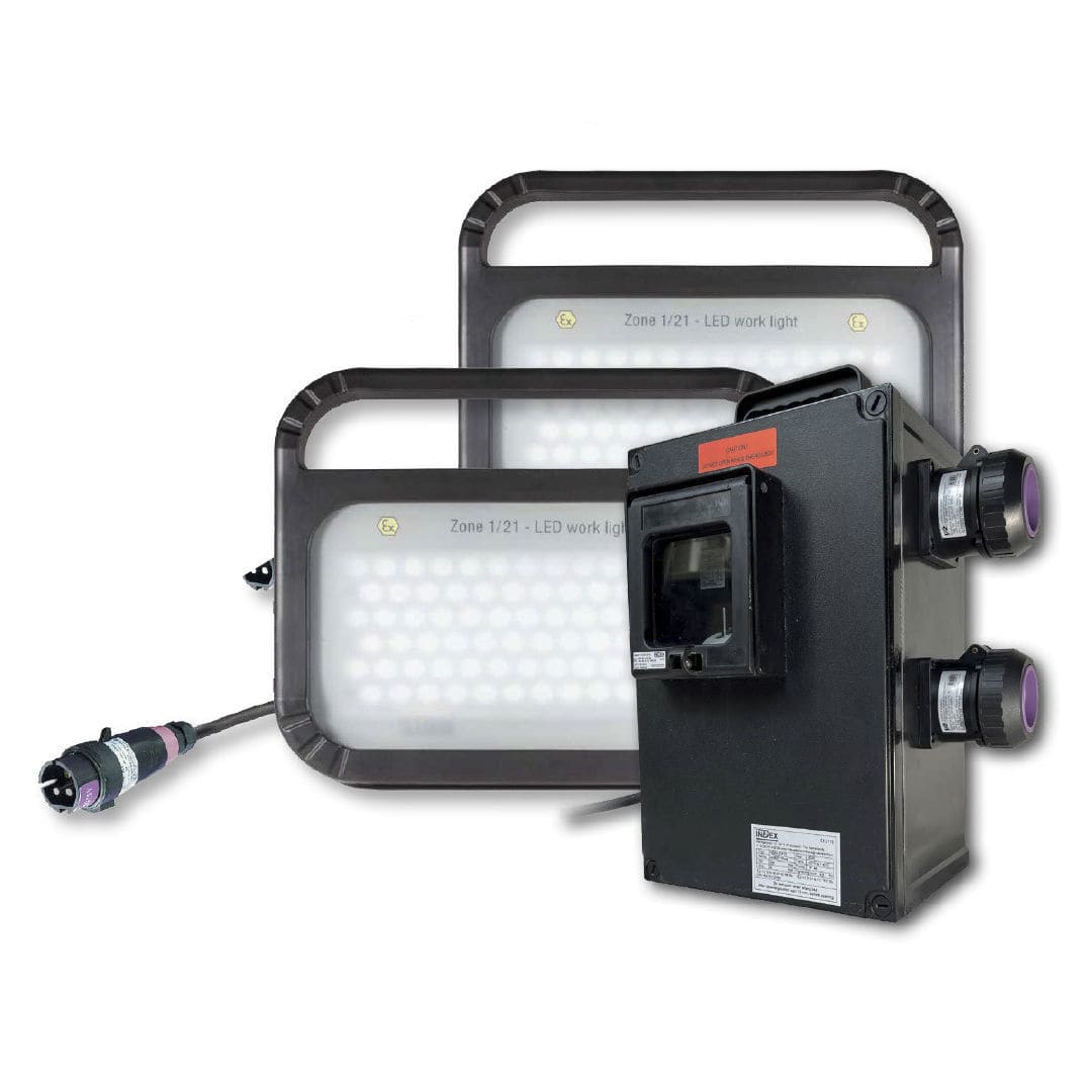 LED floodlight - Ultra power set - Atexindustries BV - ATEX / portable ...