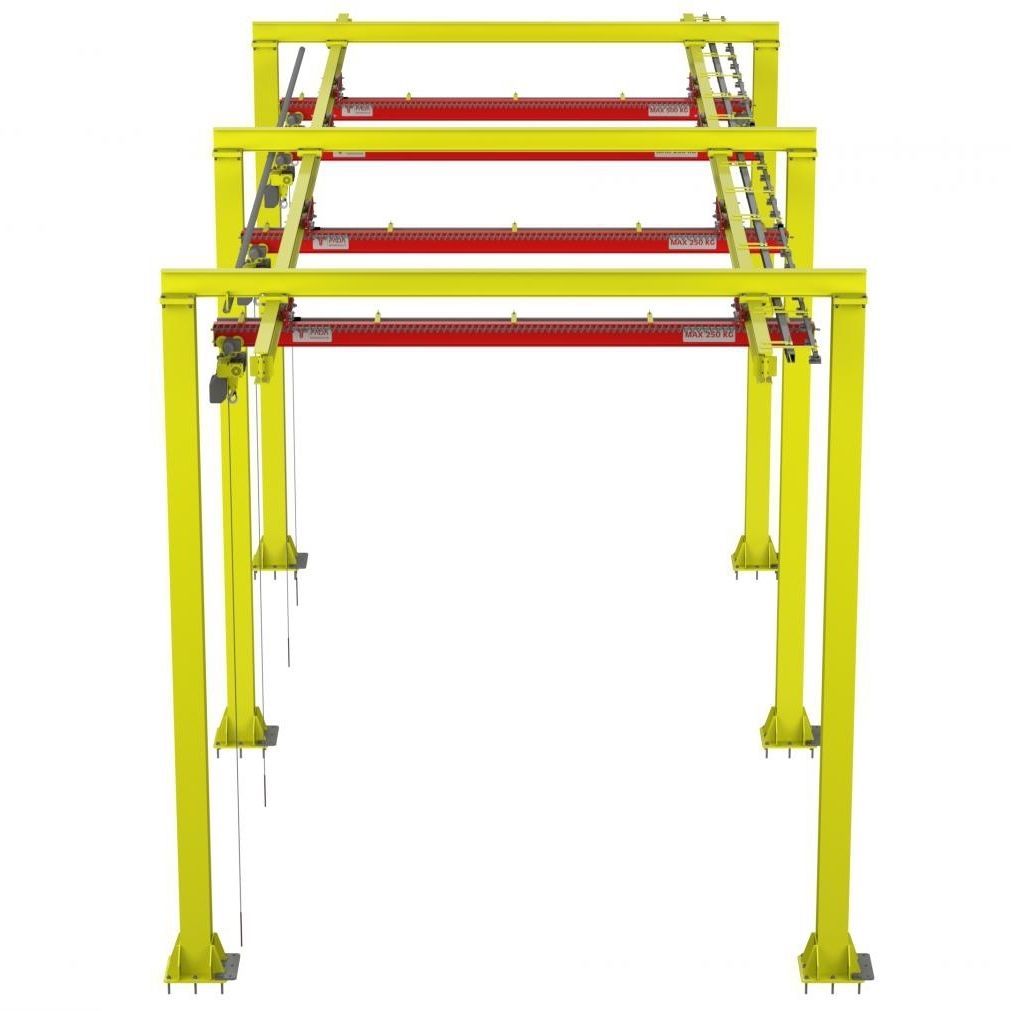 Heavy load gantry crane - LWCS - Fada Engineering - electric / lightweight