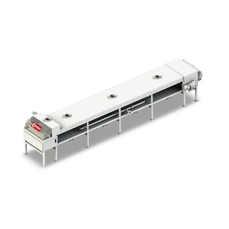 Powder cooling system - consol steel belt - granules / industrial / for ...
