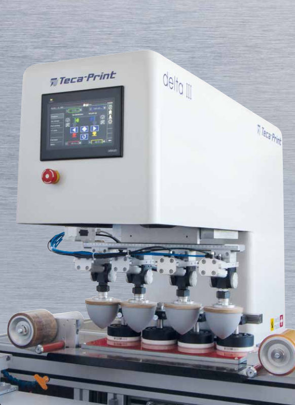 Pad printing machine with closed ink cup - delta III - Teca-print ...