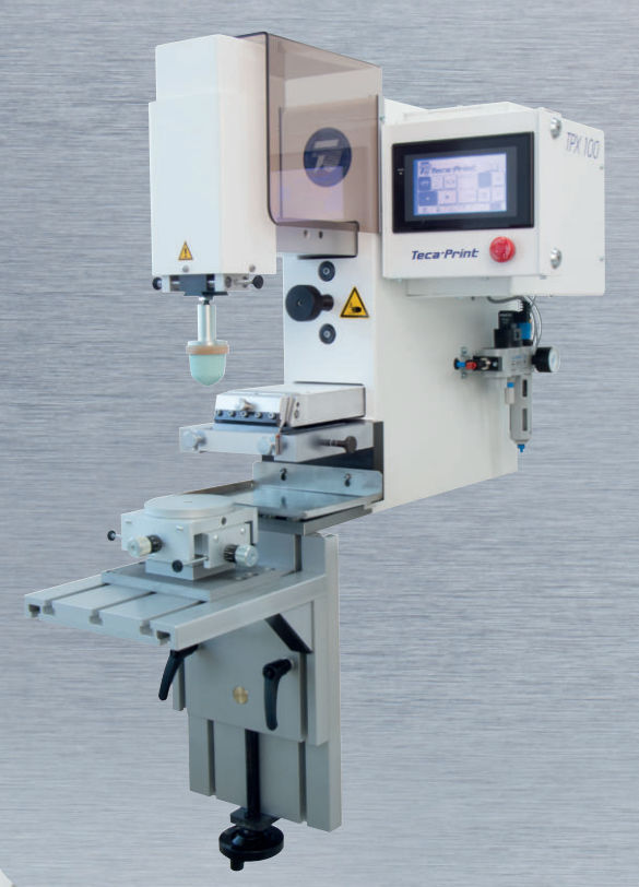 Pad printing machine with open ink cup - TPX 100 - Teca-print ...
