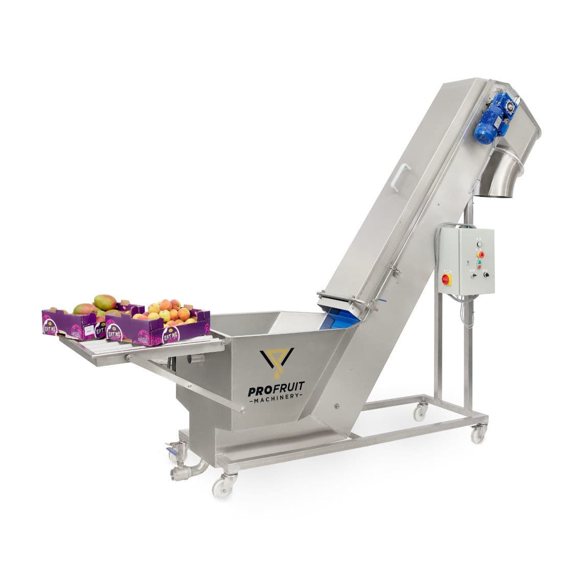 Vegetable washing machine - ProFruit Machinery - for fruit / with belt ...