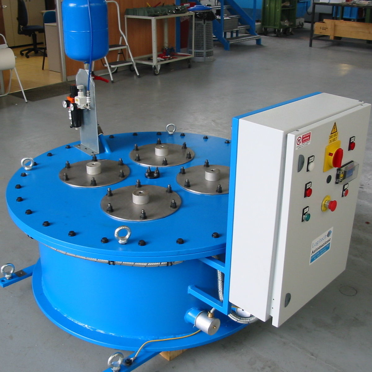 Pressure test stand - LOGITECH AUTOMAZIONE SRL - force / current ...