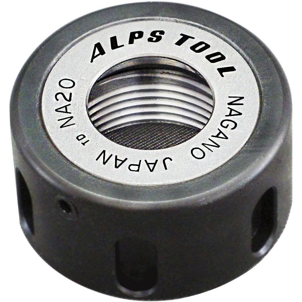 Cylindrical nut - NA - ALPSTOOL - metal / for collets