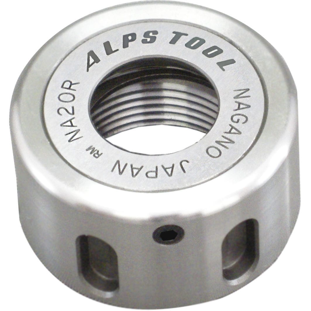Cylindrical nut - NA R - ALPSTOOL - metal / for collets