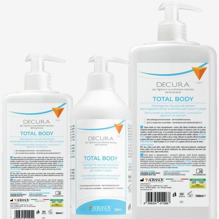 Biological detergent - Decura Total Body - Adranox - water-based ...