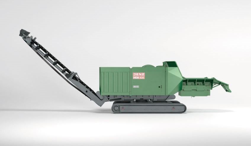 Mobile wood chipper - HEM 820 DL - JENZ GmbH Maschinen- und Fahrzeugbau