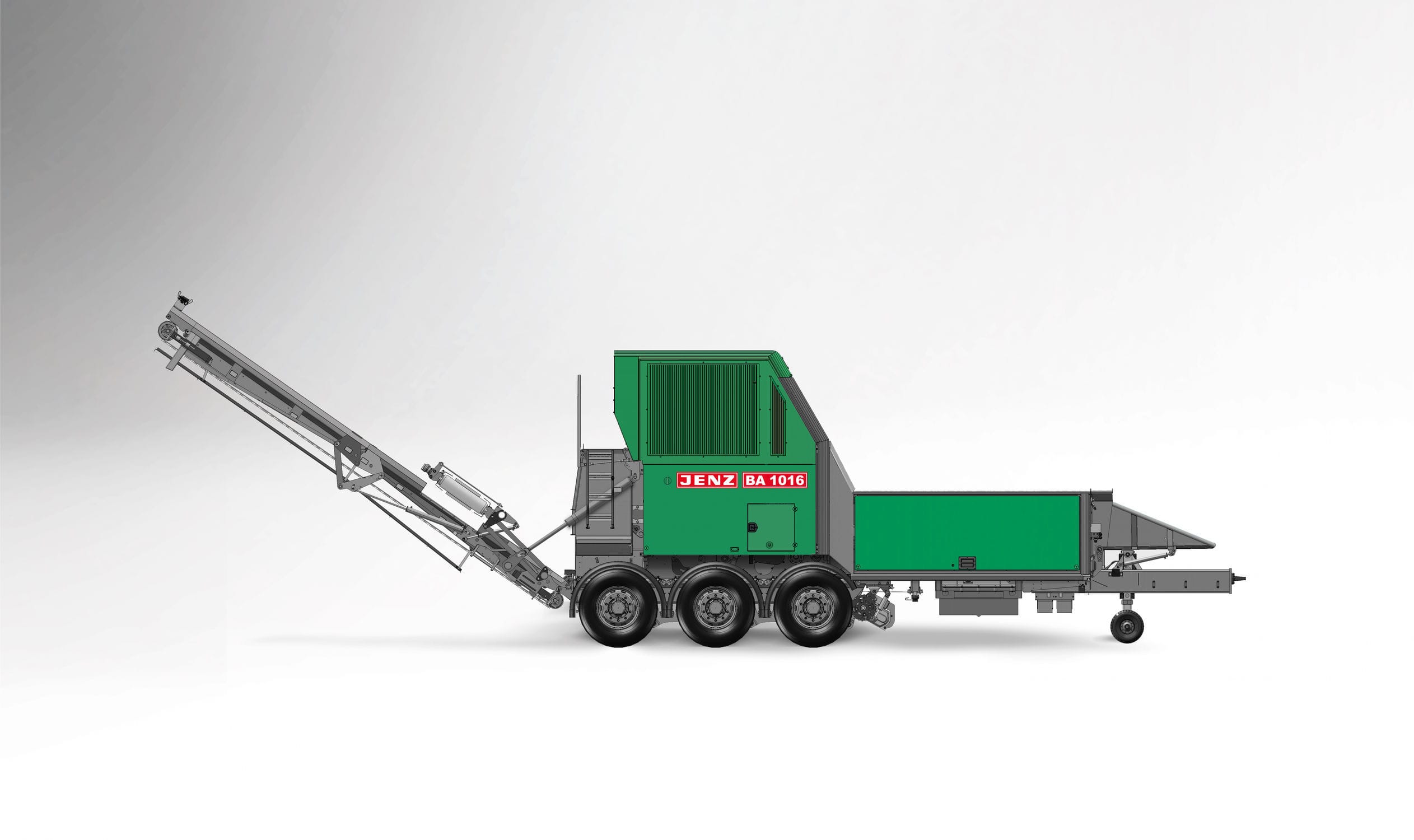 Wheeled chipper shredder - BA 1016 - JENZ GmbH Maschinen- und Fahrzeugbau