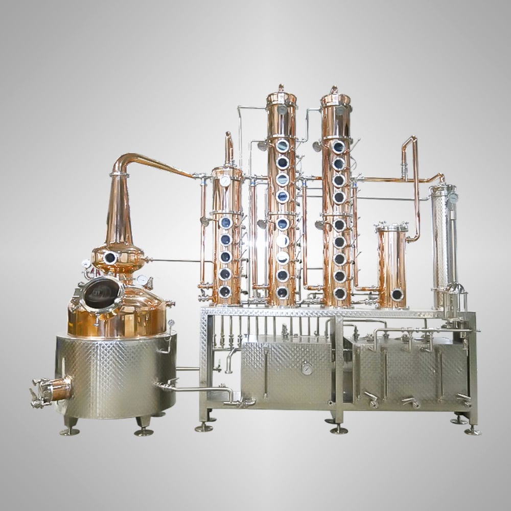 Alcoholic beverage distillation unit - Shandong Tiantai Beer Equipment ...