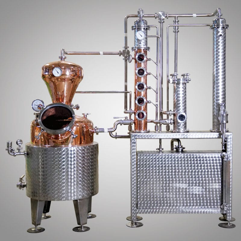 Alcoholic drink distillation plant - Shandong Tiantai Beer Equipment Co ...