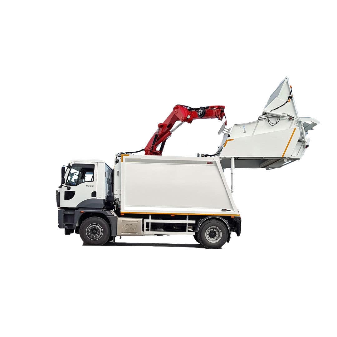 Rear-loader waste collection vehicle - CRANE PRO 100-750 - Procompactor ...