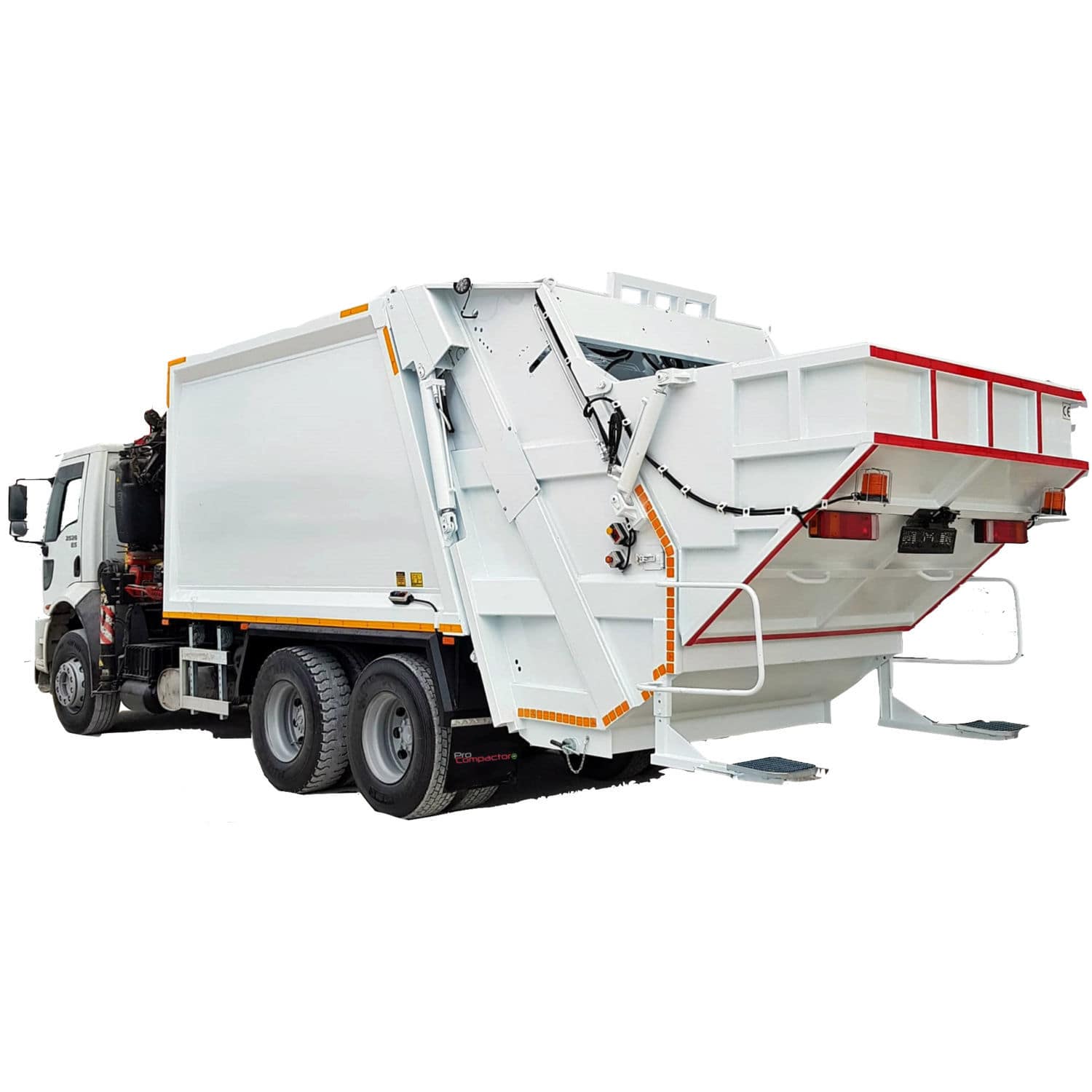 Rear-loader waste collection vehicle - Procompactor Waste Management ...