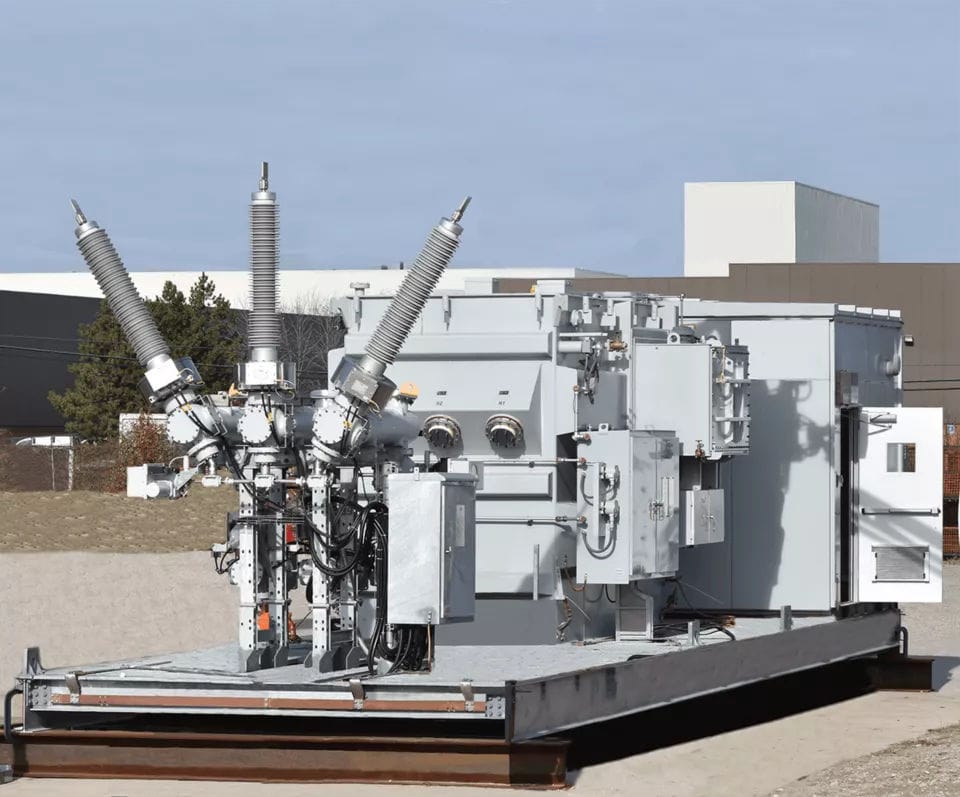 Power distribution distribution substation - Hitachi Energy - for high-voltage transformers ...
