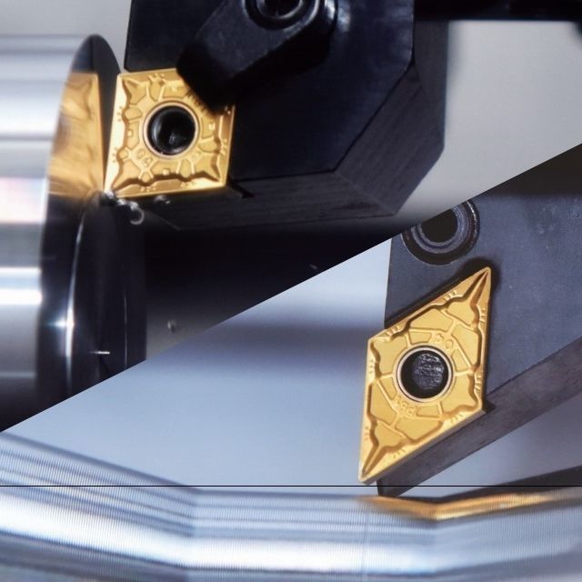 Cermet cutting insert - AT210A - Achteck Tool - coated