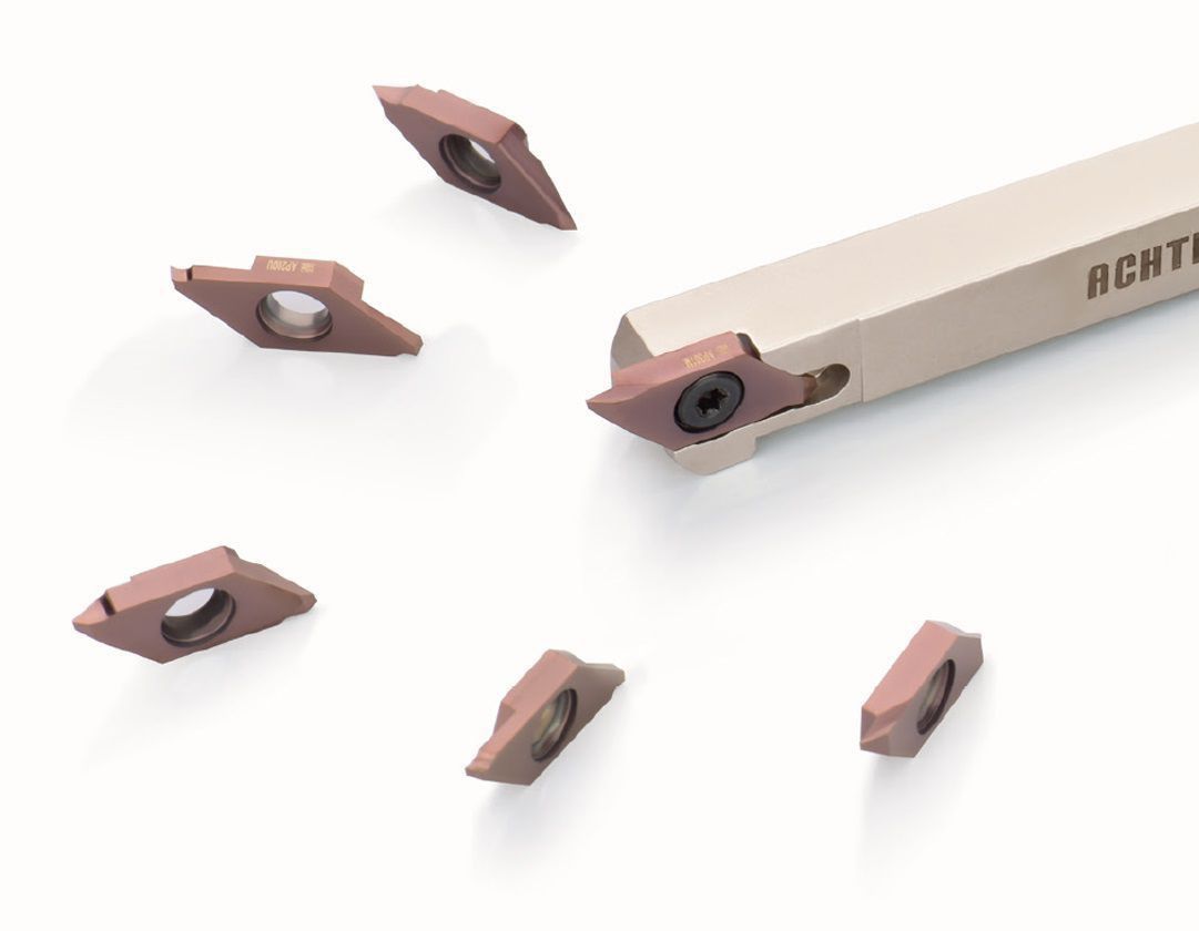 Solid carbide cutting insert - ASW series - Achteck Tool