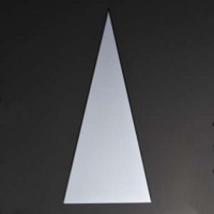 Brewster optical prism - SIFZPRISM25.4-BREW - Crystran Ltd - silicon