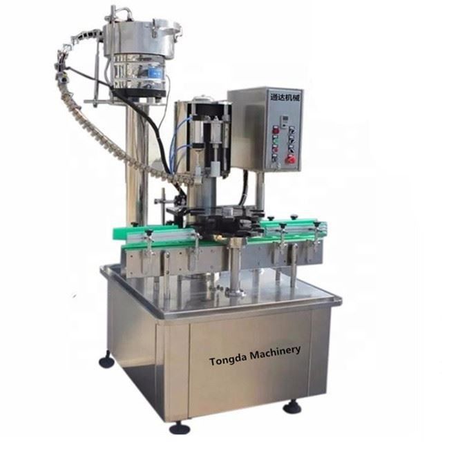 Continuous-motion capping machine - DZ-T - TONGDA PACKAGING MACHINERY ...