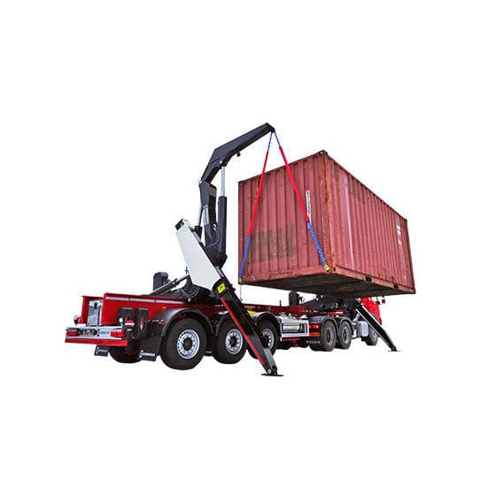 Truck-mounted side loader - 195 series - Hammar - diesel engine / ride ...