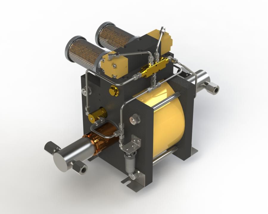 Reciprocating pump - DA series - HYDRATRON - water / oil / air-driven