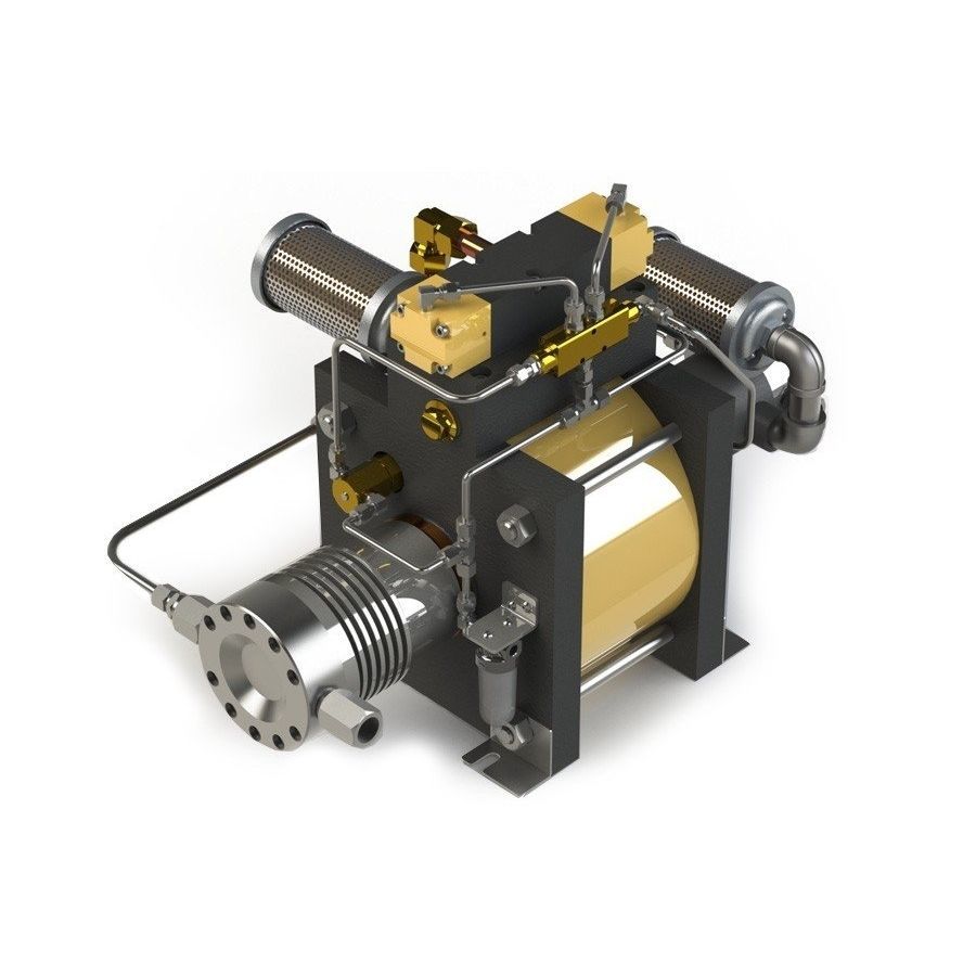 Piston pressure booster - GBD series - HYDRATRON - reciprocating / gas ...