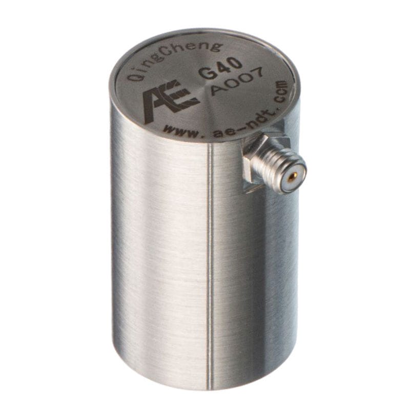 Low-resonant frequency acoustic emission sensor - G40 - QAWRUMS Ltd ...