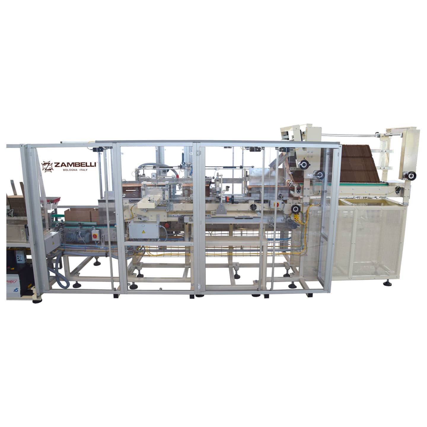Automatic cardboard box/case erector - RSC - Zambelli S.r.l. - hot-melt ...