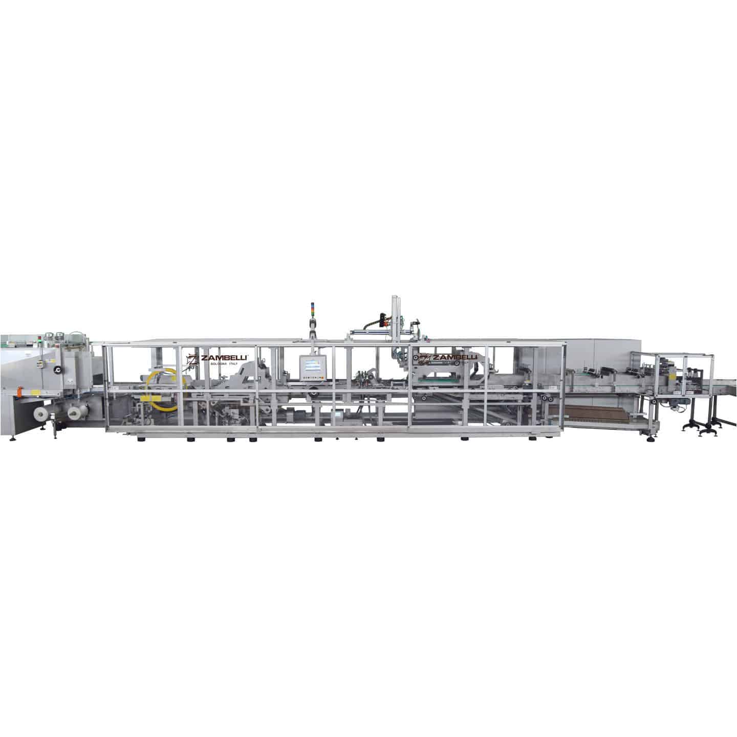 Heat-shrink film tray packer sleeve wrapping machine - LFT - Zambelli S ...