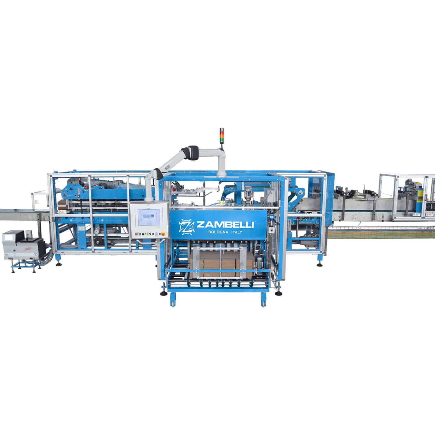 Continuous-motion case packer - WR40 - Zambelli S.r.l. - wrap-around ...