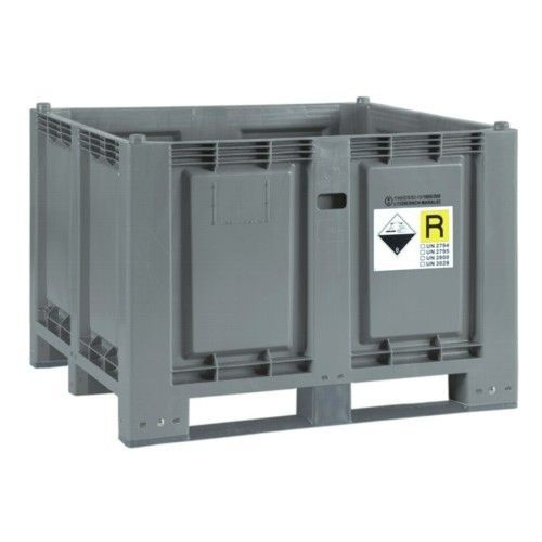 Hazardous materials pallet box - 700 PLUS - Interbox S.A. - HDPE ...