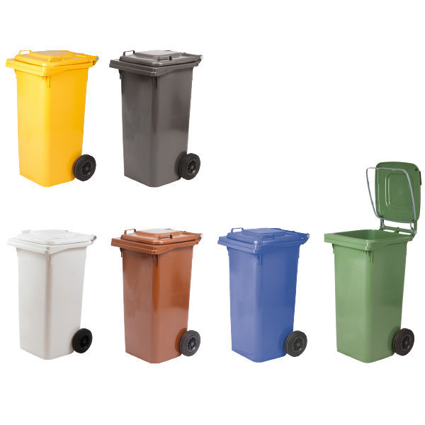 Plastic waste container - Interbox S.A. - industrial waste / 2-wheel
