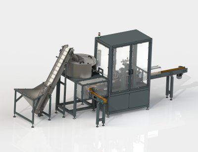 Automatic lid applicator - NOMATECH s.r.o. - for the food industry
