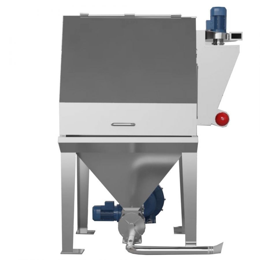 Bag discharge unit - Intech Srl - pneumatic