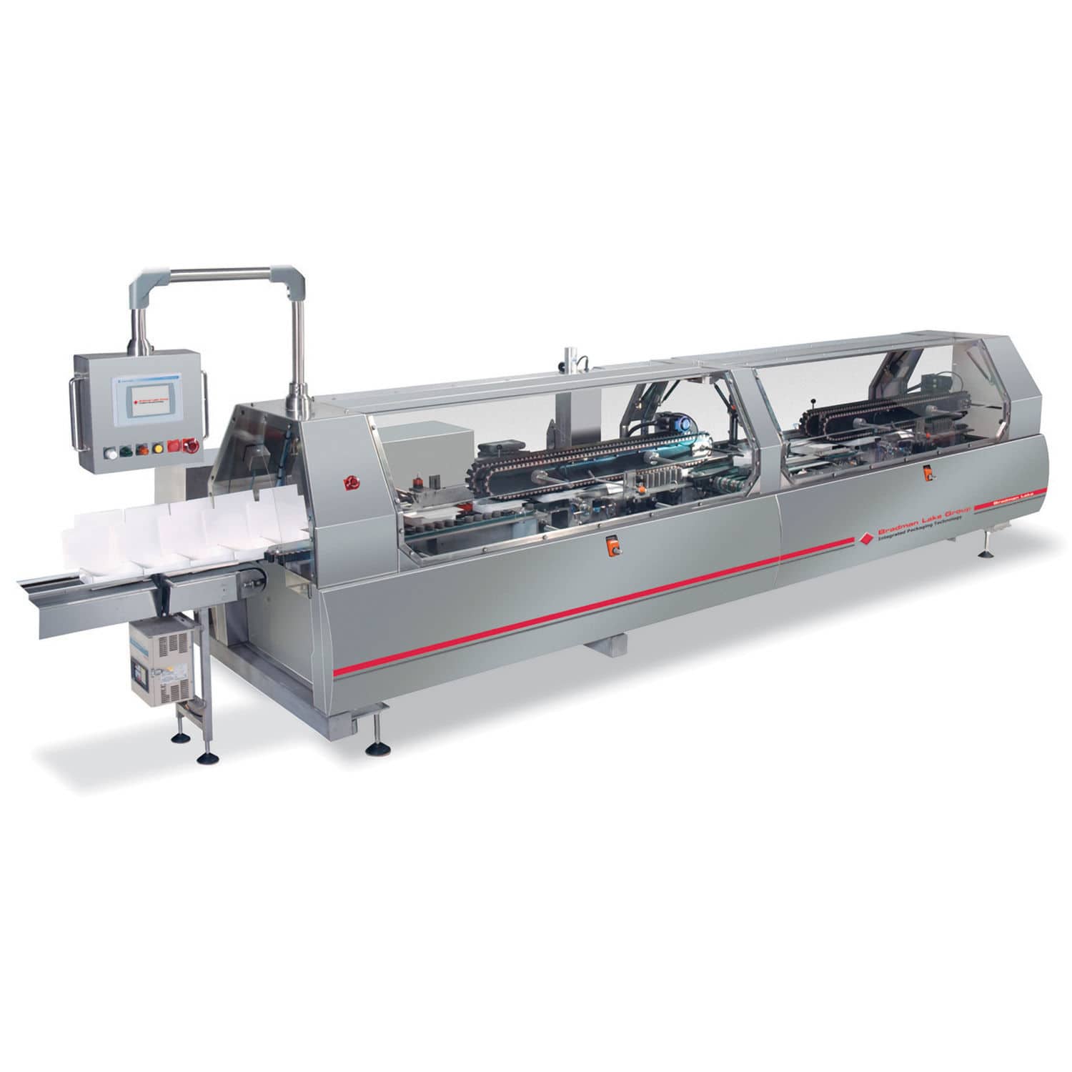 Three-flap carton sealer - IL series - Bradman Lake Ltd. - hot-melt glue
