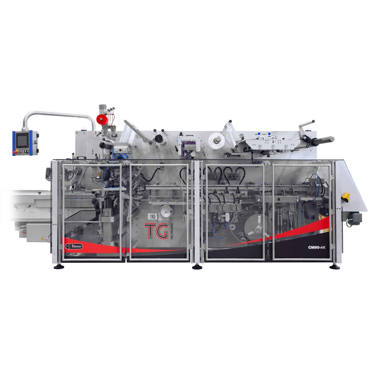 Horizontal wrapping machine - CM90 X-fold - TG-Packaging bvba - fully ...