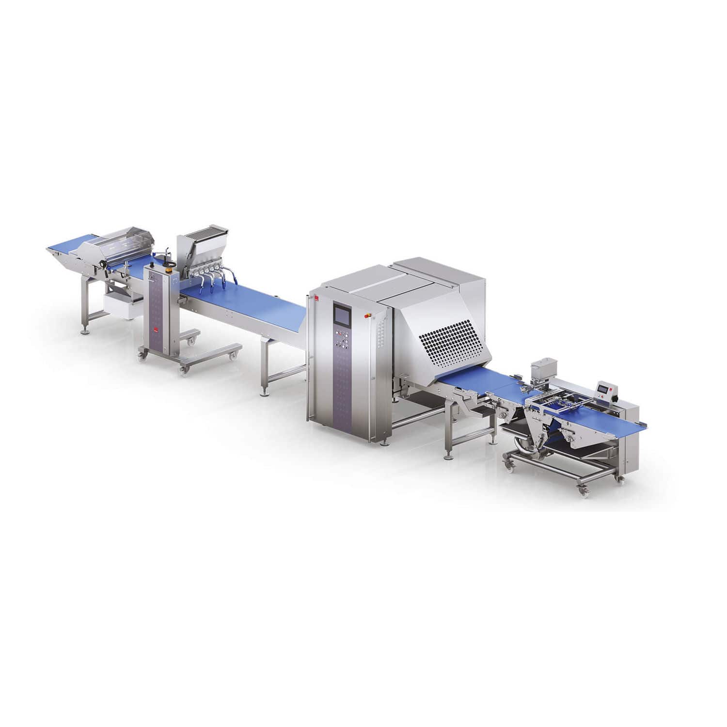 Cake production line with filling unit - MULTIFLEX L 700 - FRITSCH ...