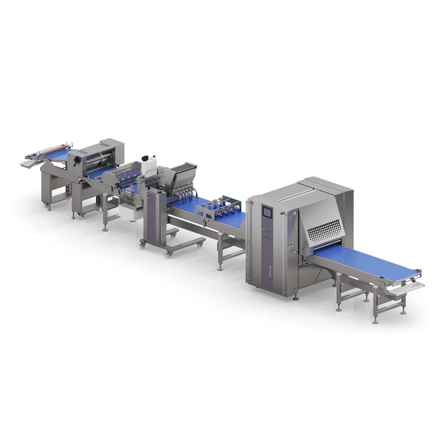Cake production line with filling unit - VARIOFLEX L 700 - FRITSCH ...