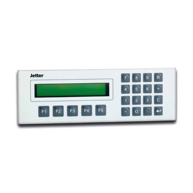 HMI with keyboard - LCD 34 - Jetter AG - panel-mount / LCD / LED backlight