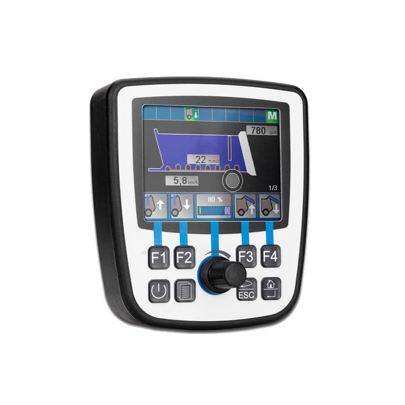 HMI with keyboard - JetViewMobile 104 - Jetter AG - mobile / 320 x 240 ...