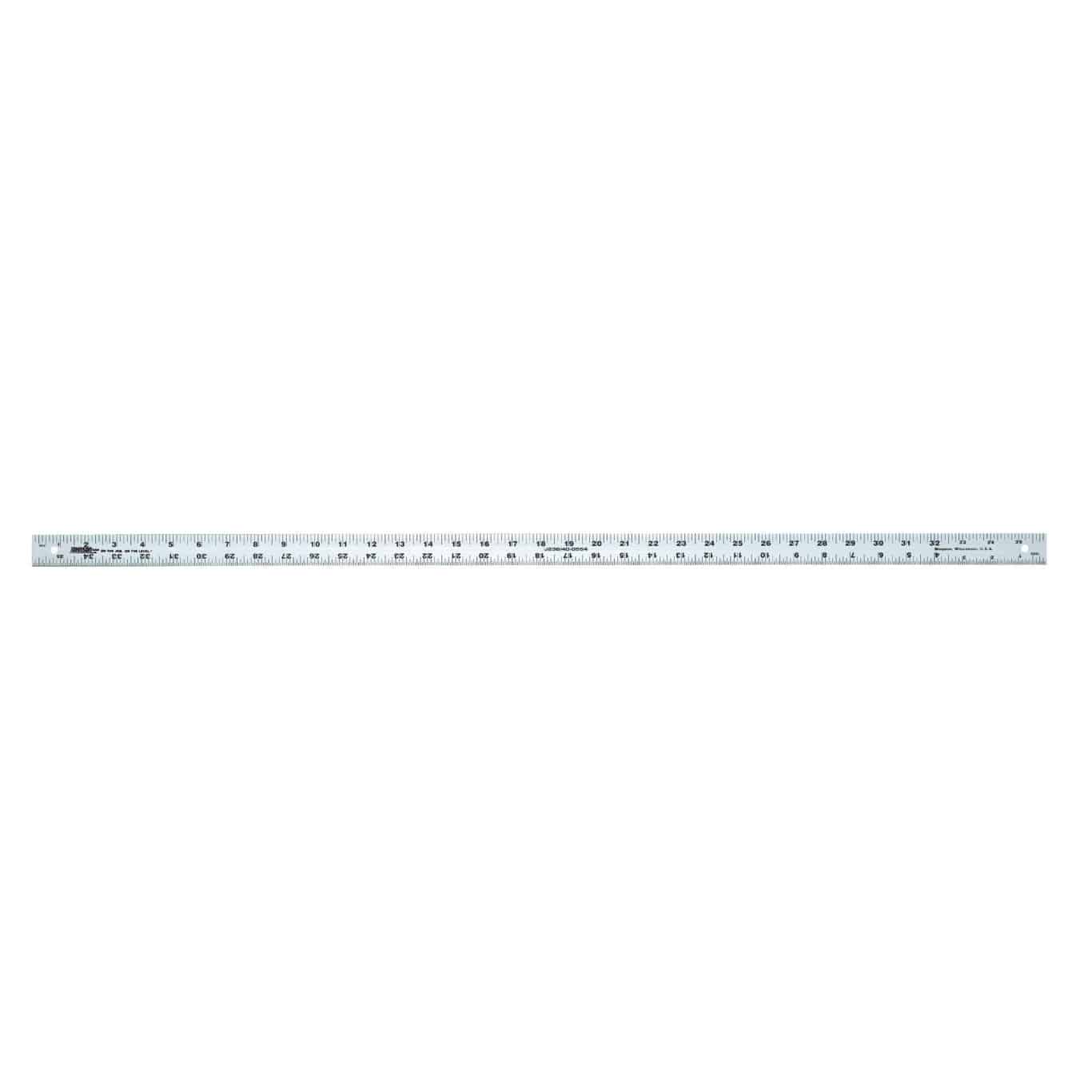 Aluminium ruler - J236 - Johnson Level - Square corner