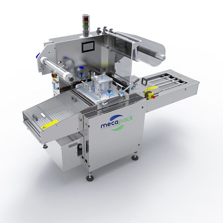 Automatic lidding machine - S2000 - Mecapack - for the food industry