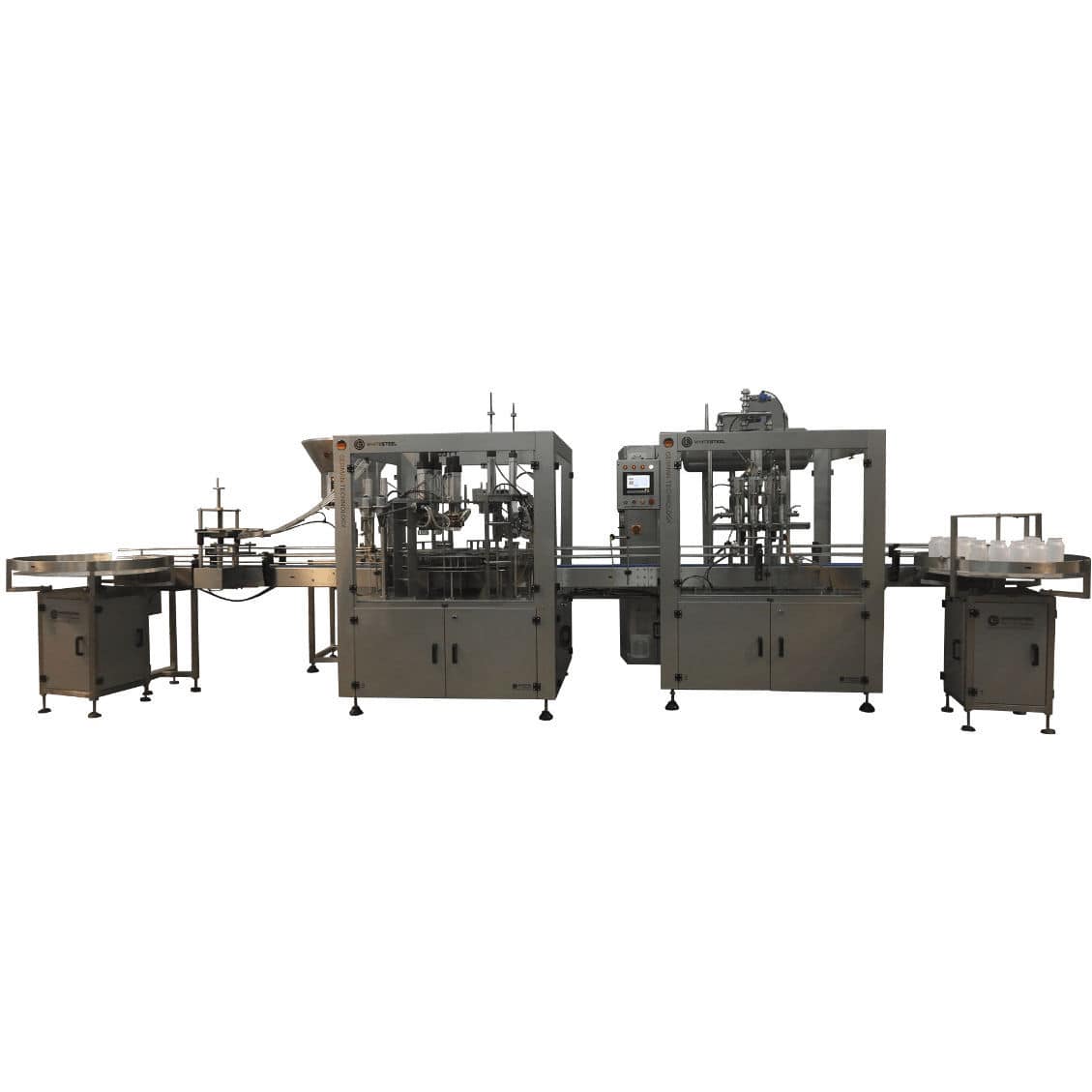 Automatic filling capping and sealing machine - FF14 - White Steel GmbH ...