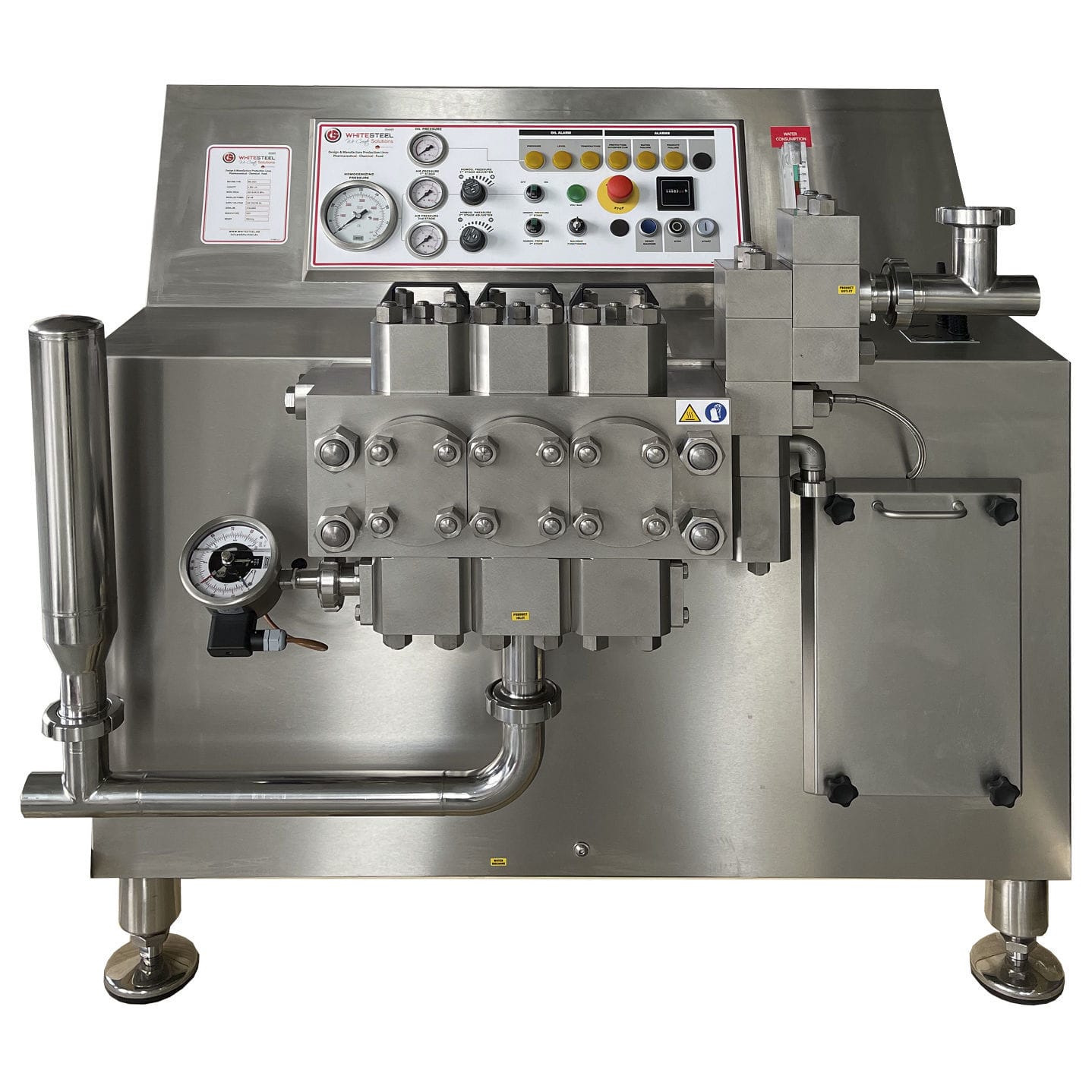 Radial piston drive homogenizer - FM10 - White Steel GmbH - for liquids ...