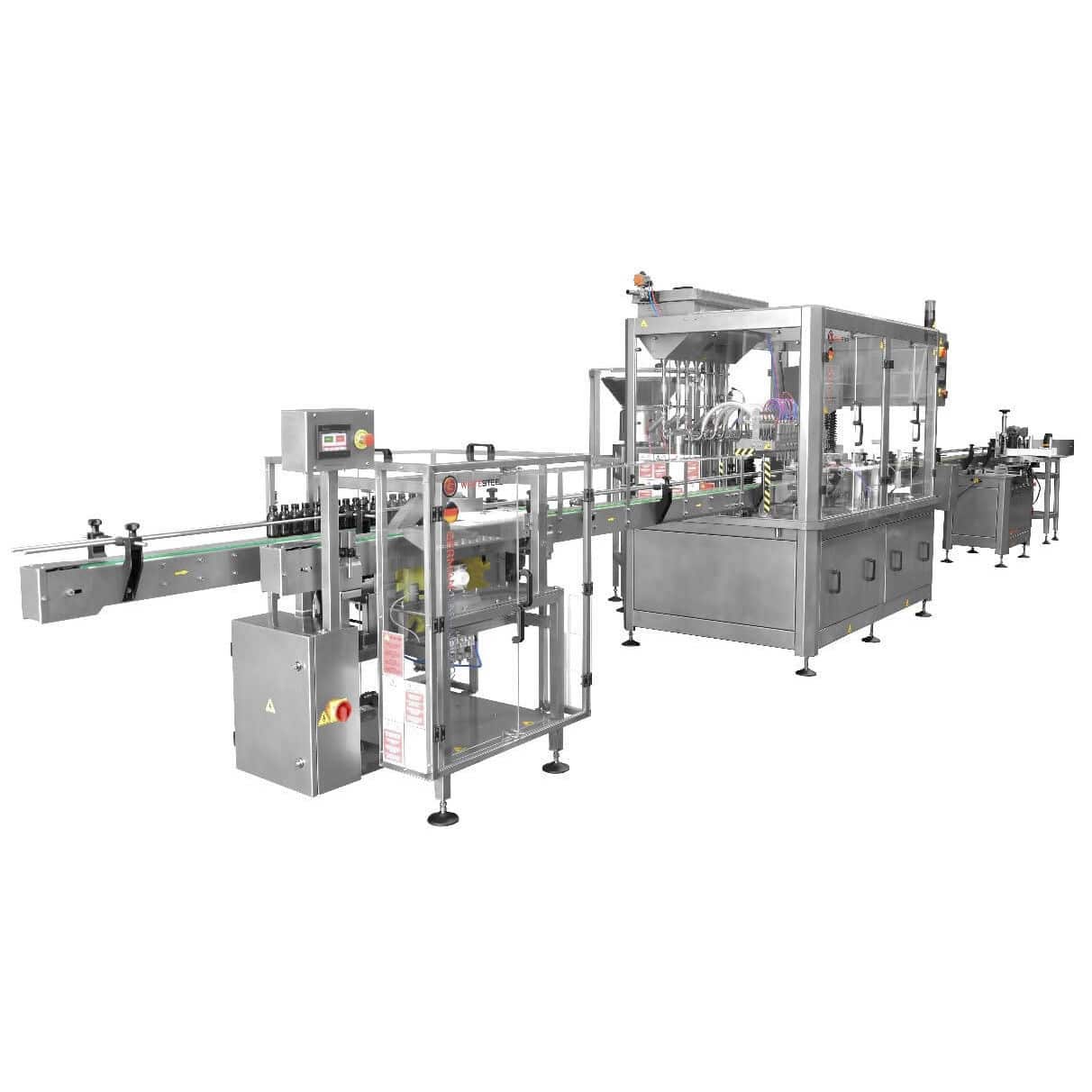 Blowing/labeling/filling/capping machine - PF1 - White Steel GmbH